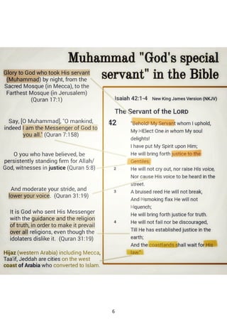 Colored ebook prophet muhammad in the bible 15 pages | PDF