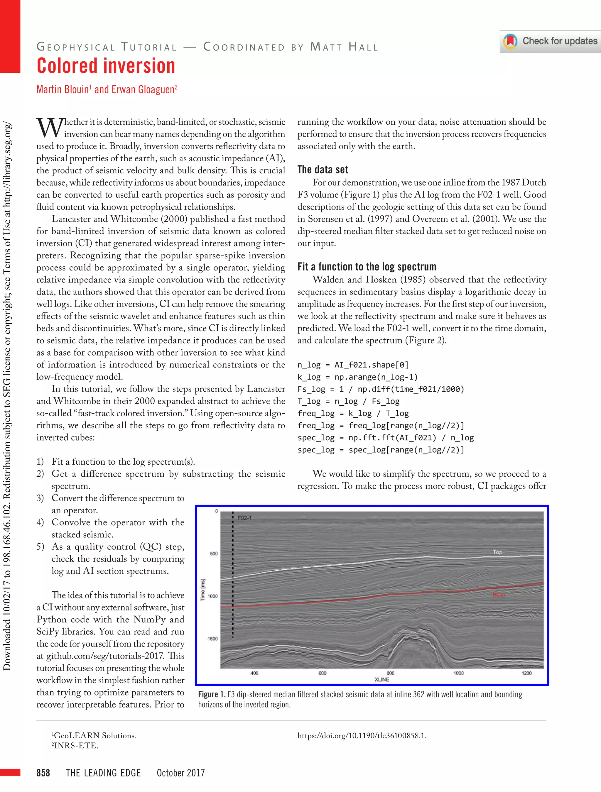 Colored inversion | PDF