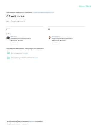 Colored inversion | PDF