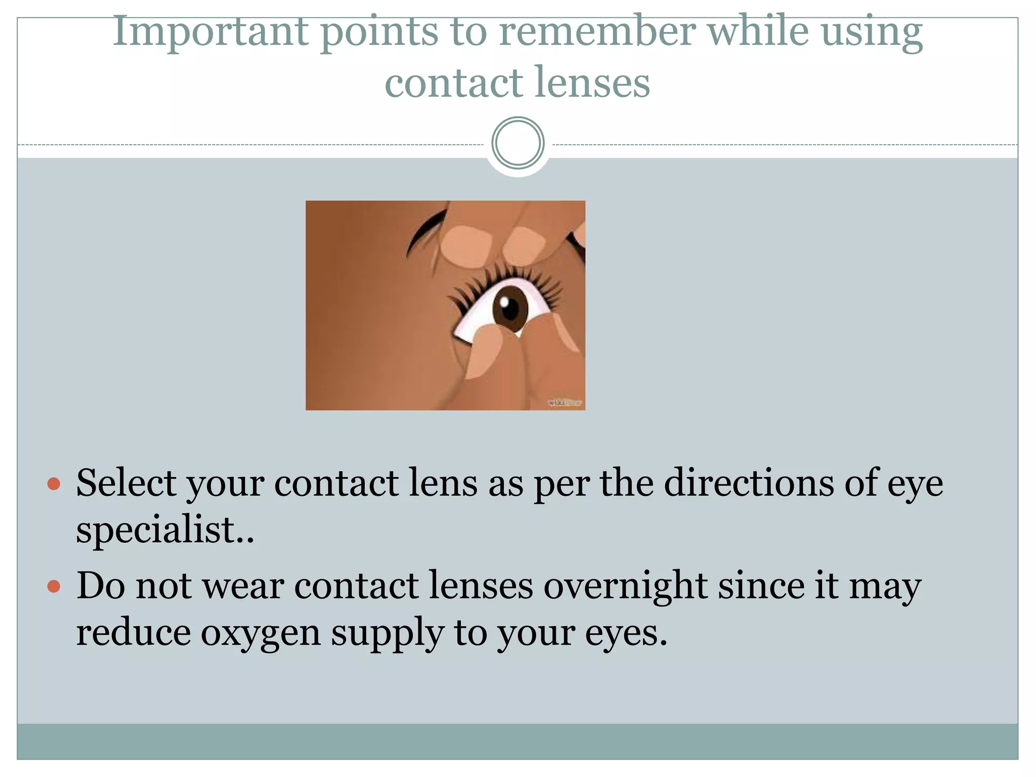 How to classify contact lenses? | PPT