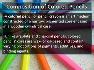 AHSArt: Colored Pencils: History and Techniques | PPTX