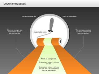 Color Process Diagram for PowerPoint by PoweredTemplate.com