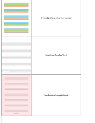 Colored Writing Paper | PDF