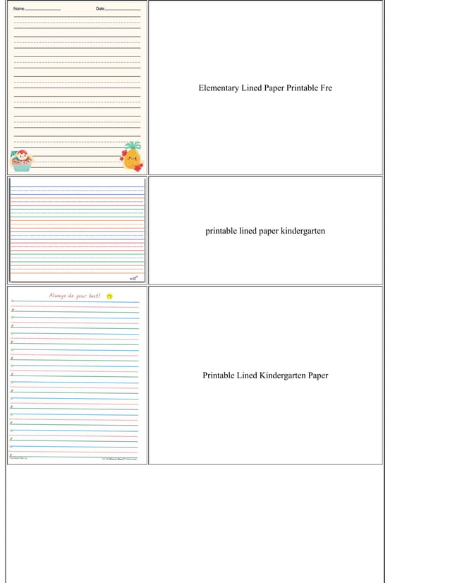 Colored Writing Paper | PDF | Desktop Publishing | Computer Software ...