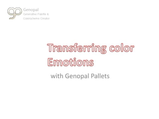 Transferring Color Emotions | PPT