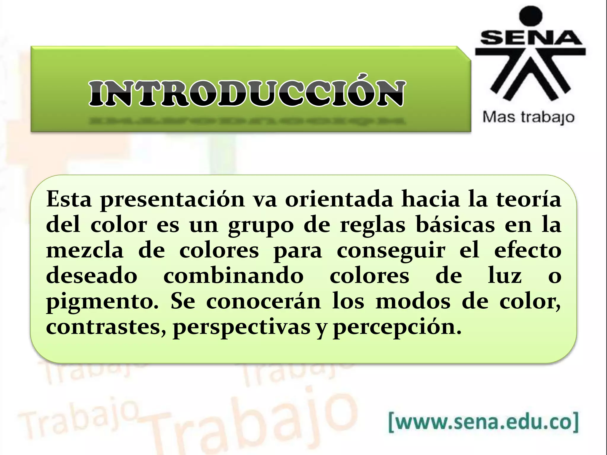 TEORÍA DEL COLOR | PPT