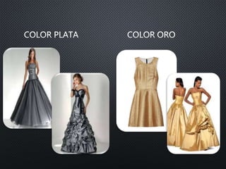 Colores del vestido para promocion | PPTX