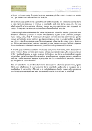 Colores de notas musicales | PDF
