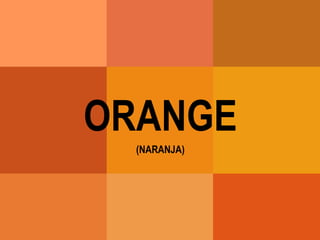 Colores en inglés | PPTX