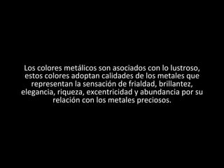 Colores metálicos | PDF