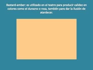 Colores muy raros | PPT