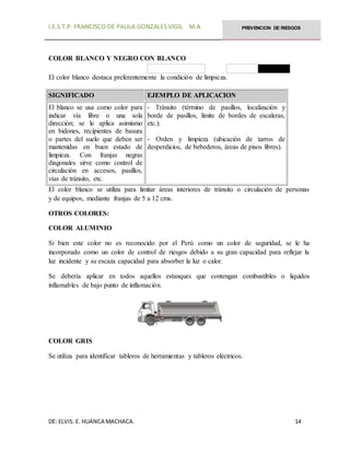 Colores y señales de seguridad y como diseñar señales de seguridad | DOCX