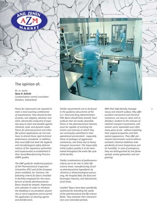 Colorex SD - EC Kondaktif PVC Zemin Kaplama - Anıl Zemin Market | PDF