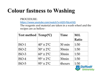 Colorfastness_part 2_(Colorfastness to wash).ppt | Hair Care | Beauty