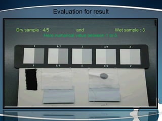 Color fastness to rubbing by Crockmeter | PPT