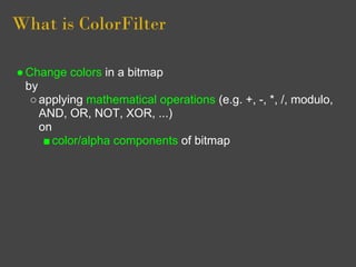 Color filters for the dummies | PDF