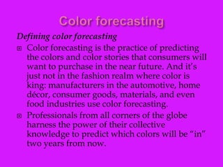 Color forecasting | PPT