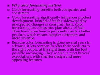 Color forecasting | PPT