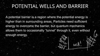 PARTICLE IN A BOX AND POTENTIAL BARRIERS AND WELLS | PPTX