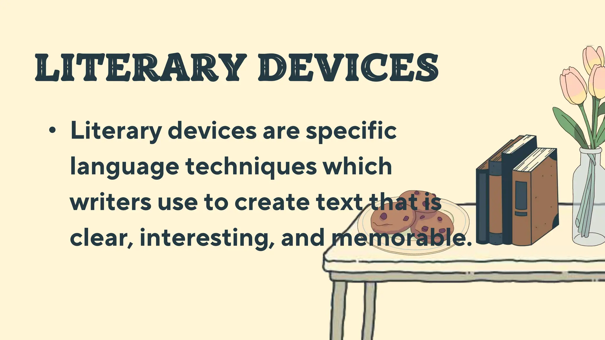 Literary Devices PowerPoint slide showss | PPTX