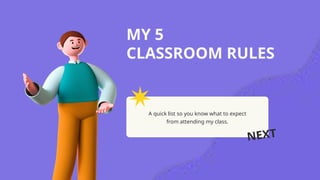 Colorful 3D Classroom Rules Presentation.pptx