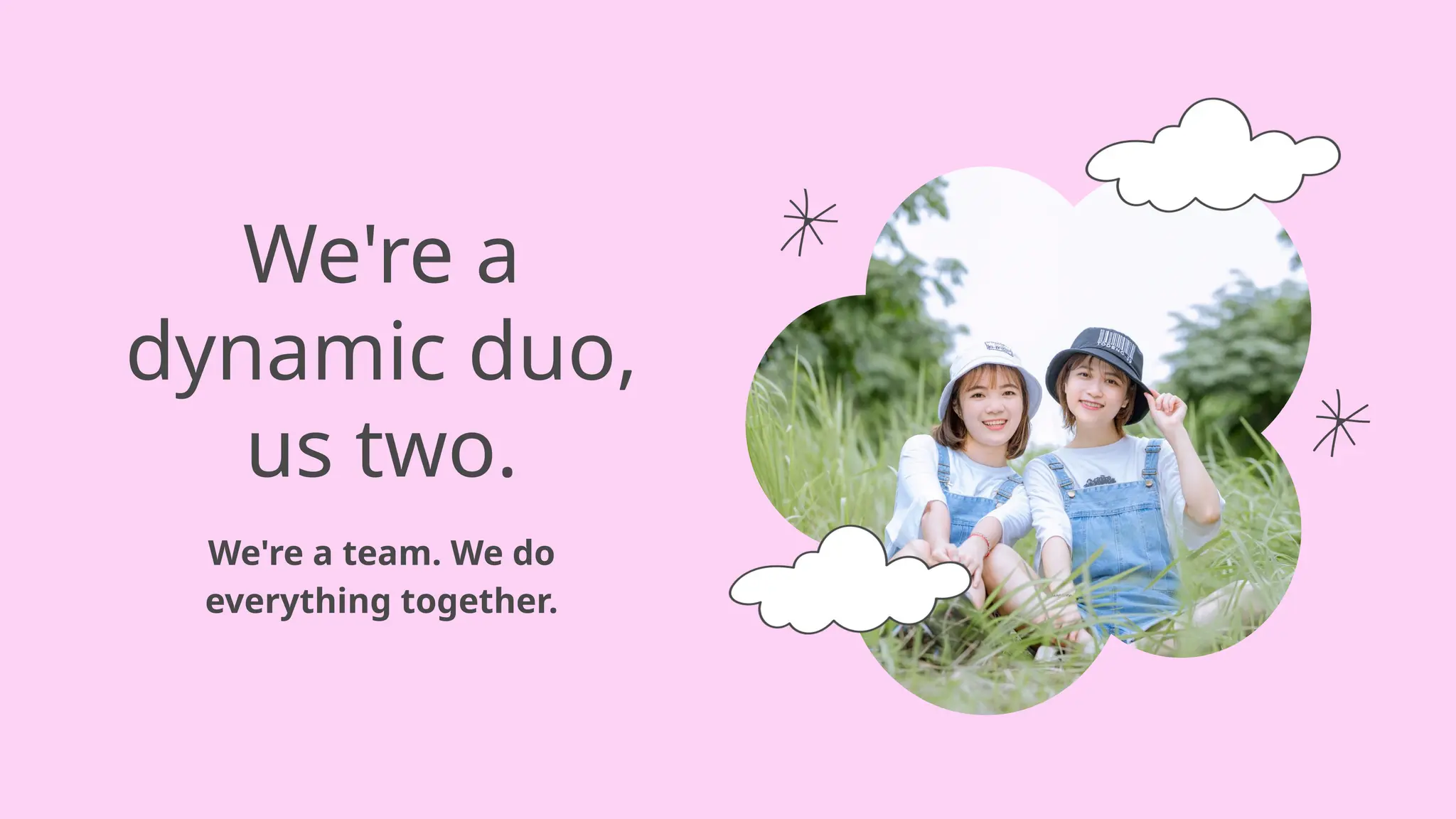 Colorful Abstract Pattern and Shapes Best Friends Greetings Fun Presentation.pptx