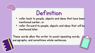 Understanding Referencing and Cohesion | PPT