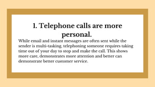 Making a Telephone Call | PDF