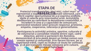Proiect transfrontalier ,,Voci mici , culori mari" 2026 | PPTX