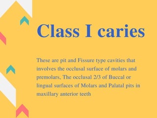 Conservative Dentistry: Class I Cavity preparation | PPTX