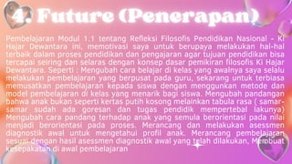 Jurnal Refleksi Modul 1.1 Pendidikan Guru Penggerak | PDF