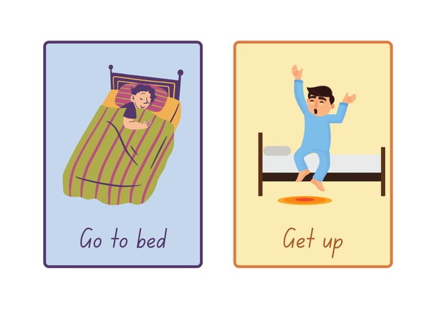 Colorful Daily Routines Flashcards Recurso De EFL.pdf