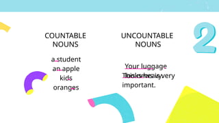 Colorful Fun Countable Uncountable Nouns Presentation.pptx