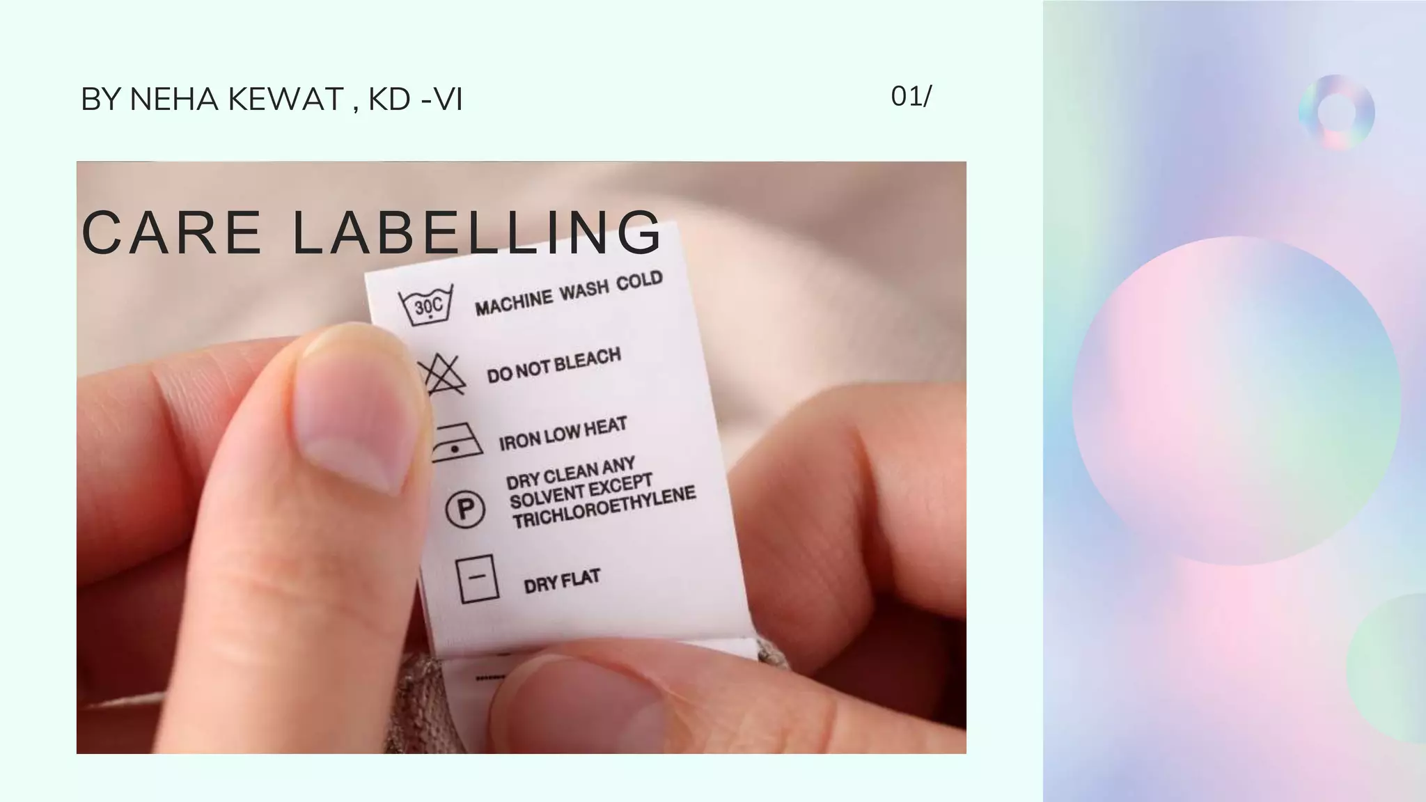 Care labelling- Wash care Label symbols and it’s importance | PPTX