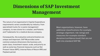 SAP Investment Management - Why aren't you making use of it? | PDF