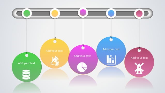 Colorful Hanging Options Pptx