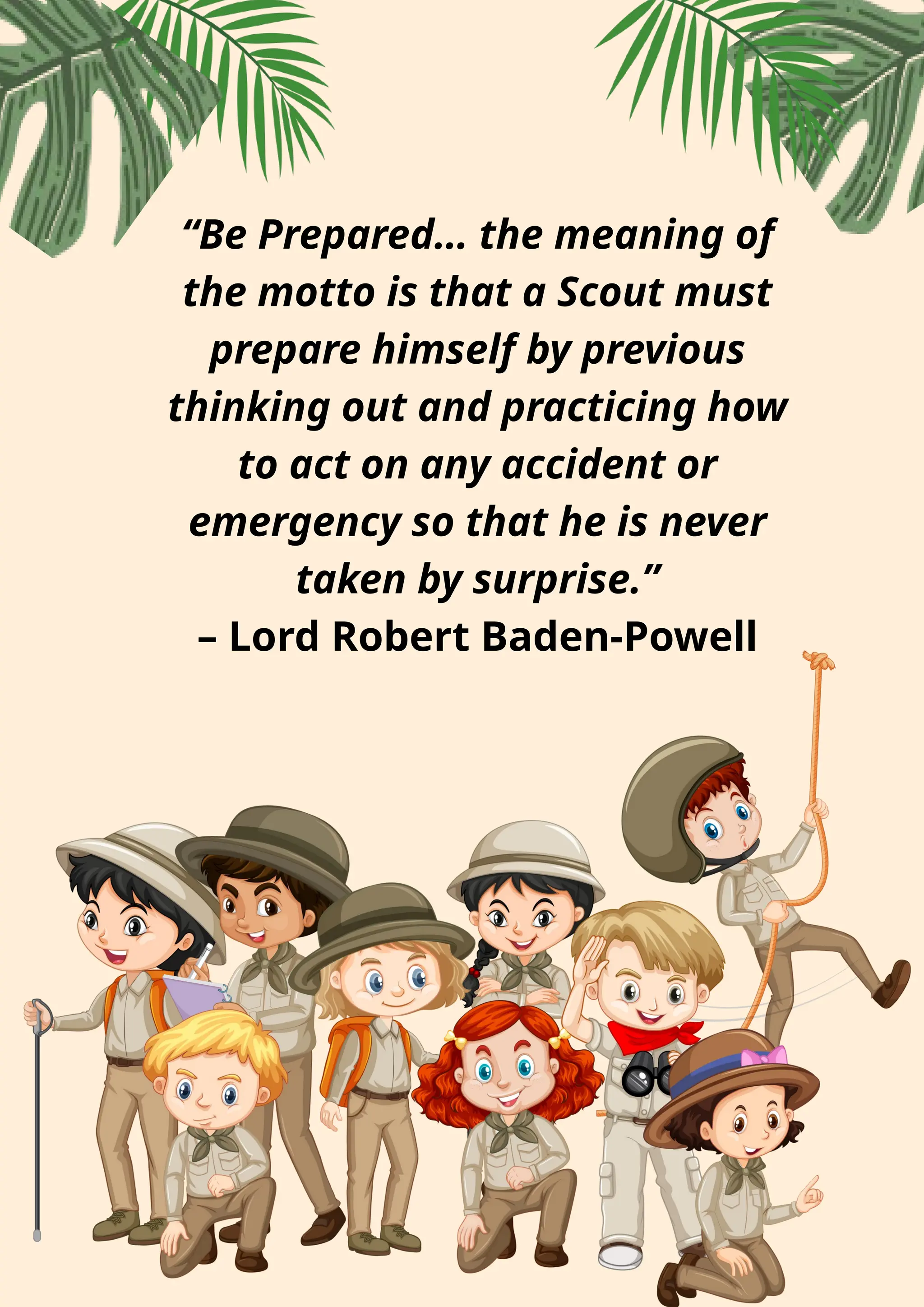 Colorful Illustrated National Boy Scouts Day Poster.pptx