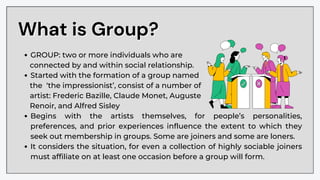 Formation and Joining Groups (Personality, Five Factor Model ...