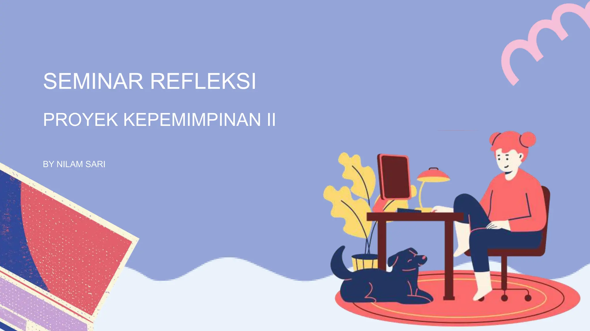 template ppt contoh seminar refleksi projek kepemimpinan | PPTX