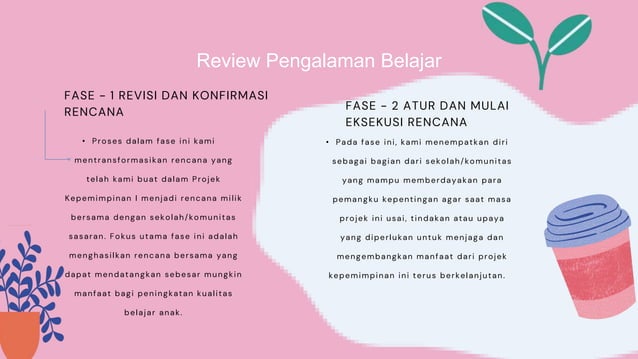 template ppt contoh seminar refleksi projek kepemimpinan | PPTX