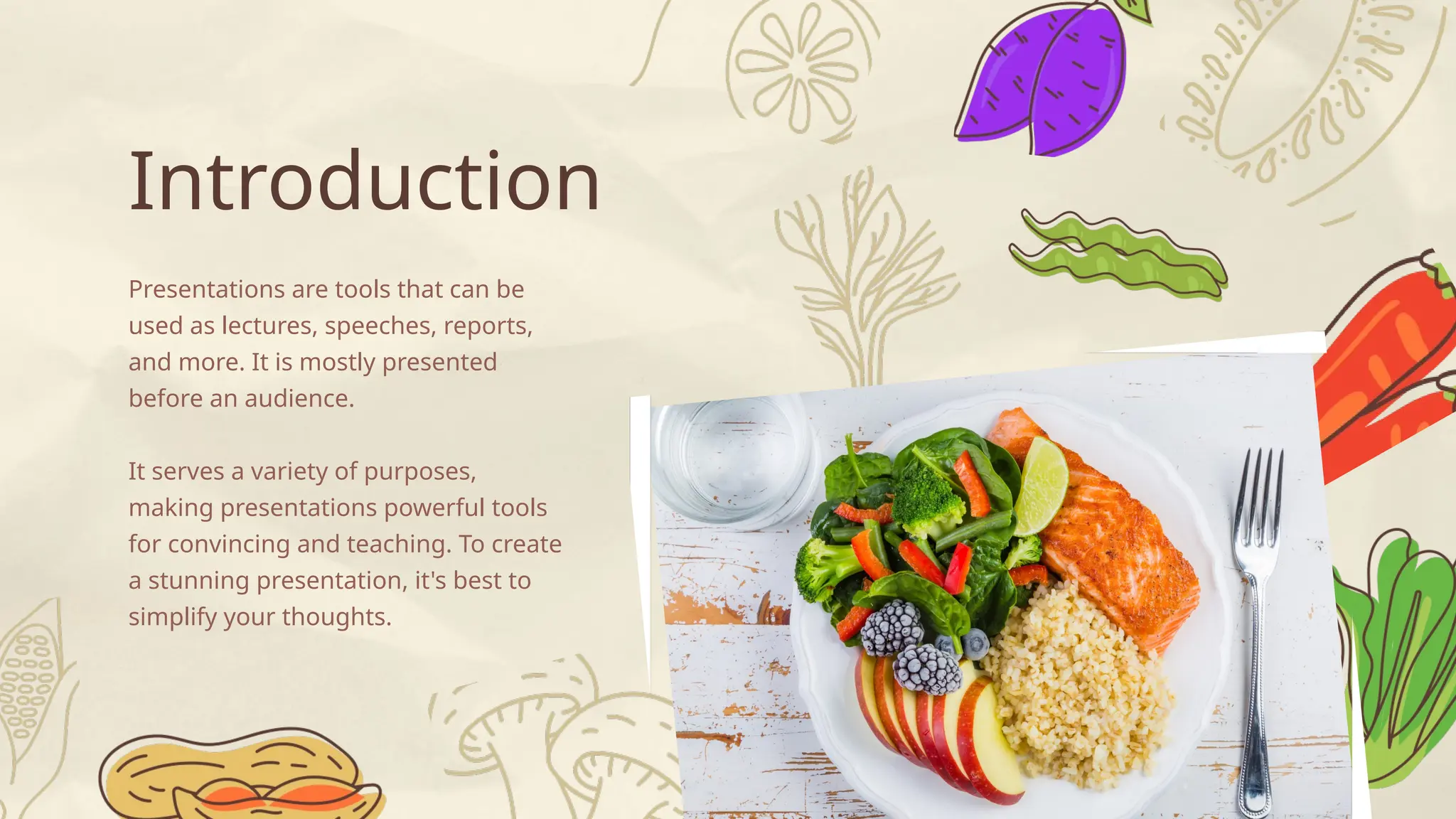 Colorful Illustration Healthy Food Planner Presentation.pptx