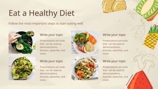 Colorful Illustration Healthy Food Planner Presentation.pptx