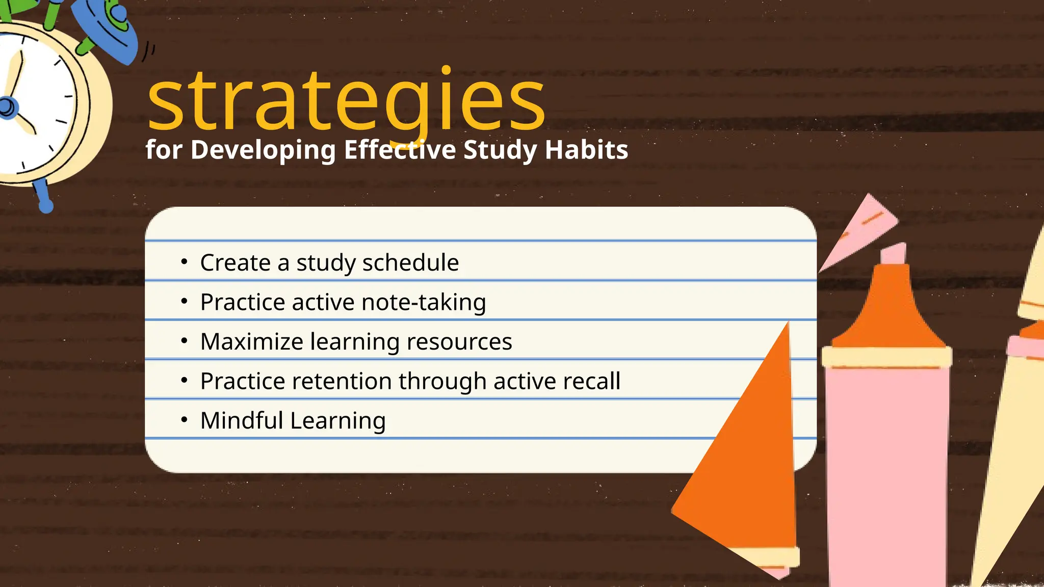 Colorful Illustration Study Habits Presentation.pptx