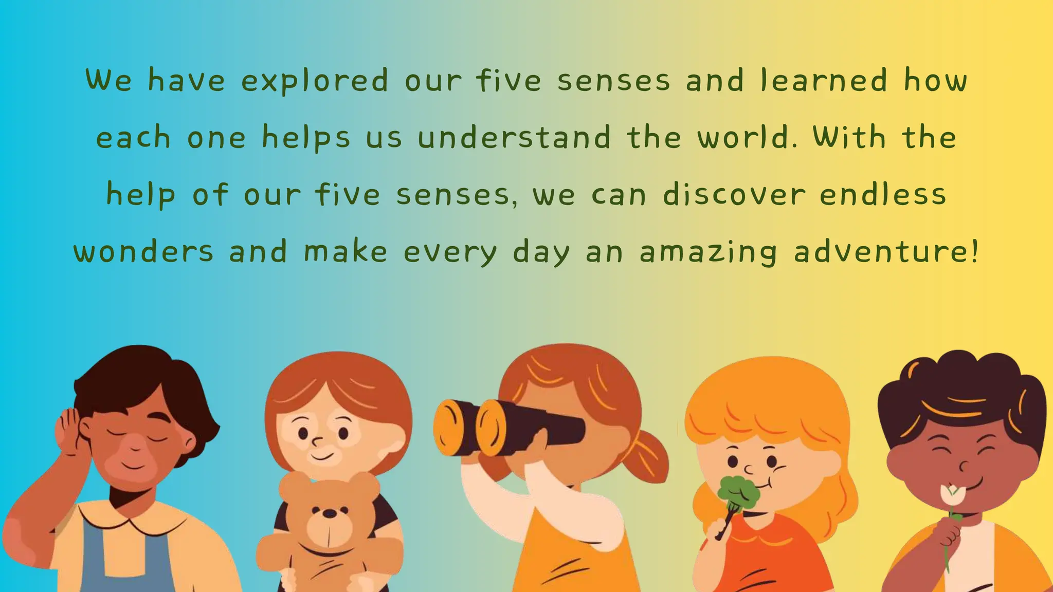 Our Five Senses Educational Presentation.pptx