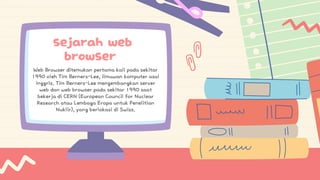 Project Presentation web browser dan search engine | PPT