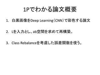 Colorful image colorization | PPT