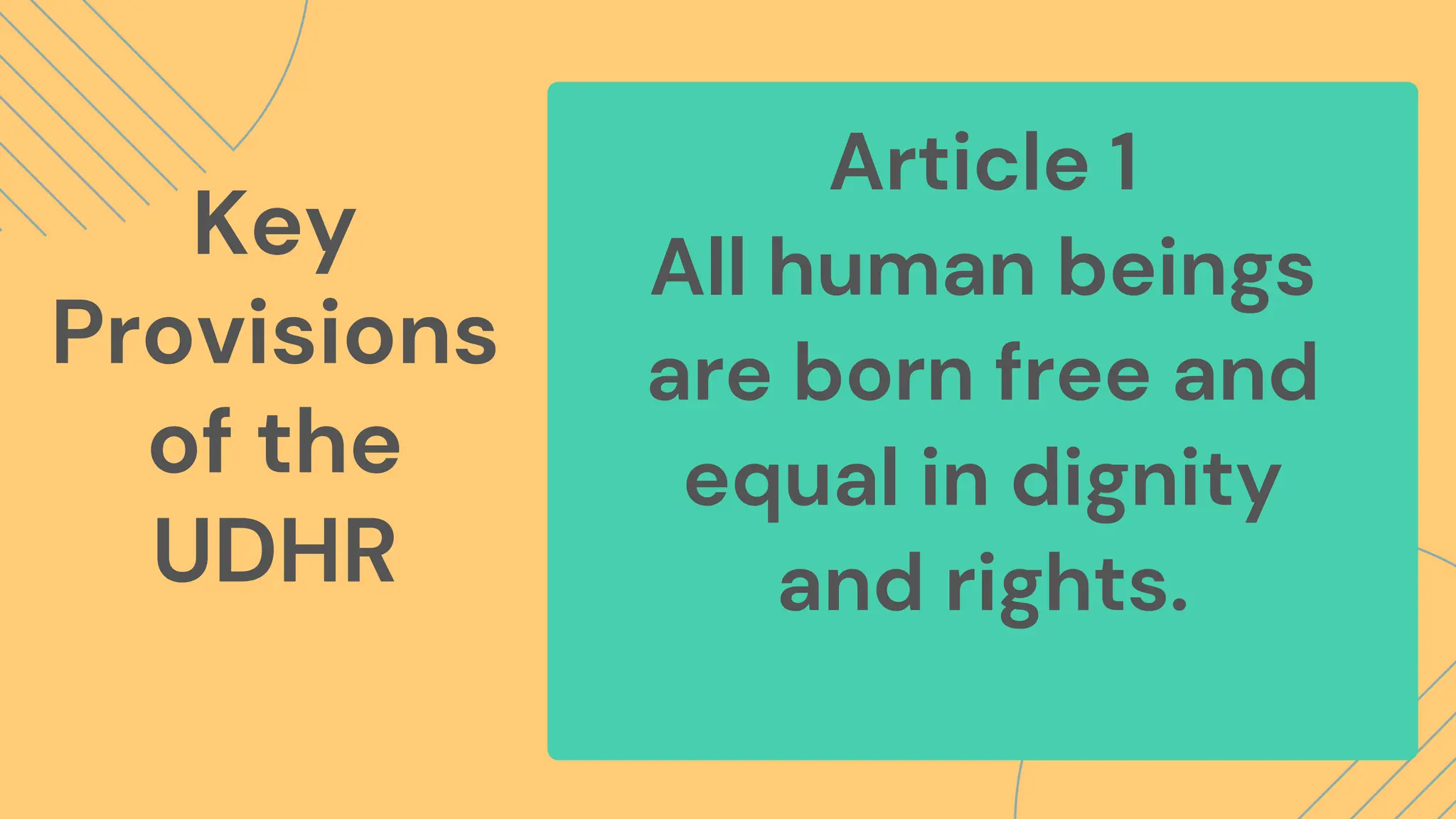 UDHR - United Declaration of Human Rights n.pptx | Politics