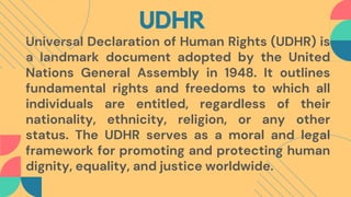 UDHR - United Declaration of Human Rights n.pptx | Politics