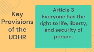 UDHR - United Declaration of Human Rights n.pptx | Politics