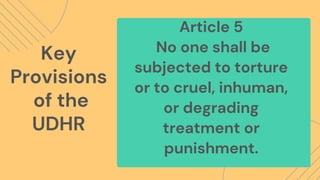 UDHR - United Declaration of Human Rights n.pptx | Politics